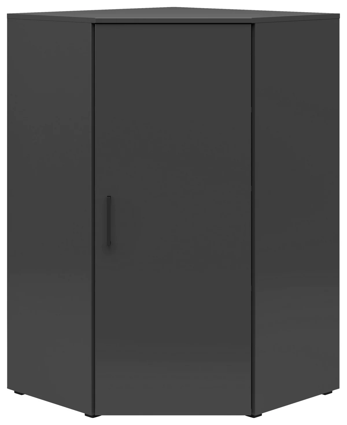 Carryhome UGAONA KOMODA grafitno siva 71,5/115/71,5 cm
