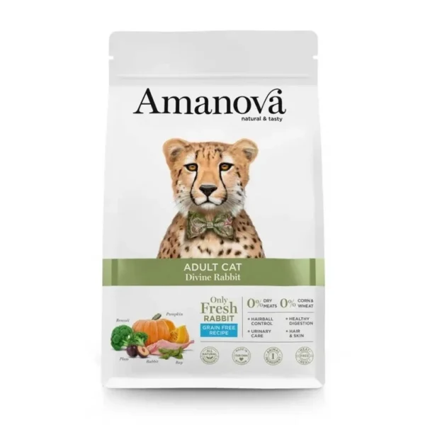 Amanova Adult Cat Divine Rabbit – 6 kg