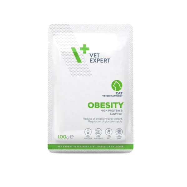 VetExpert Obesity Cat – 12×100 g