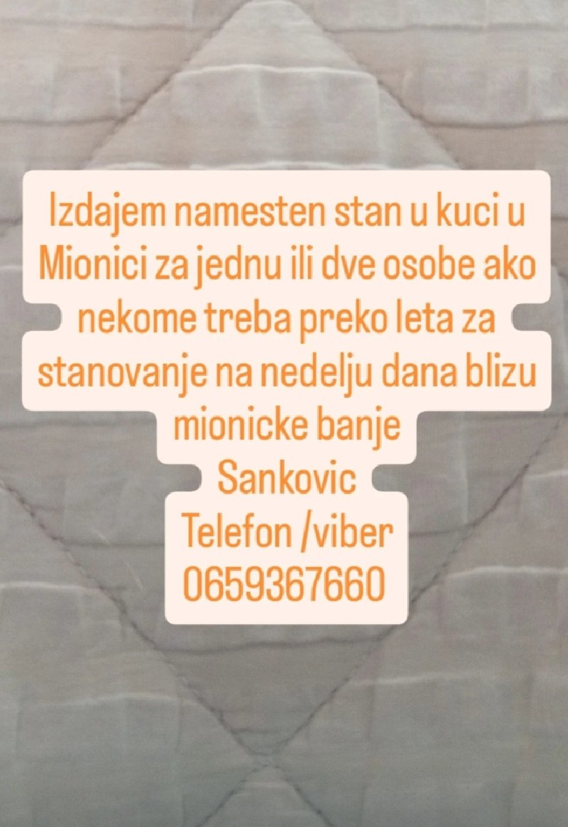 Izdajem namesten blizu Banje Sankovic Mionica