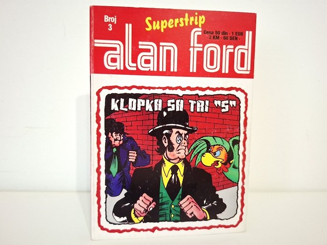 Alan Ford Klopka sa tri S Superstrip broj 3