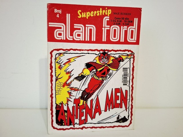 Alan Ford Antena Men Superstrip broj 4