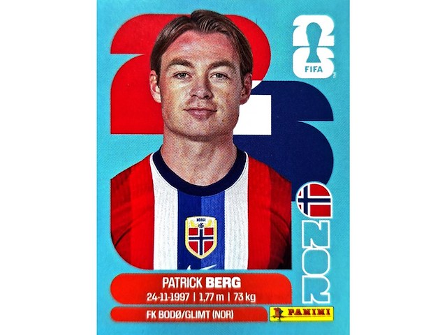 FIFA World Cup 2026 NOR14 Patrick Berg