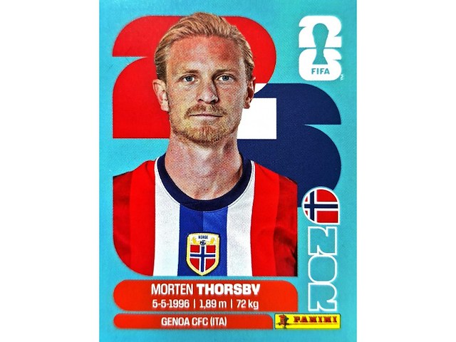 FIFA World Cup 2026 NOR9 Morten Thorsby