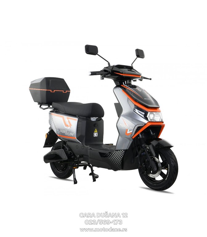 Električni bicikl 10 Galaxy MAGNUM 250W 60V/23Ah GRAFEN sivo/narandžasti