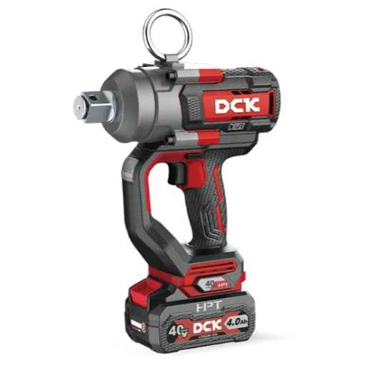 DCK KDPB2088EK+BOX3 akumulatorski udarni ključ bez četkica 1", sa 2x4.0Ah baterijama i punjačem, 40V