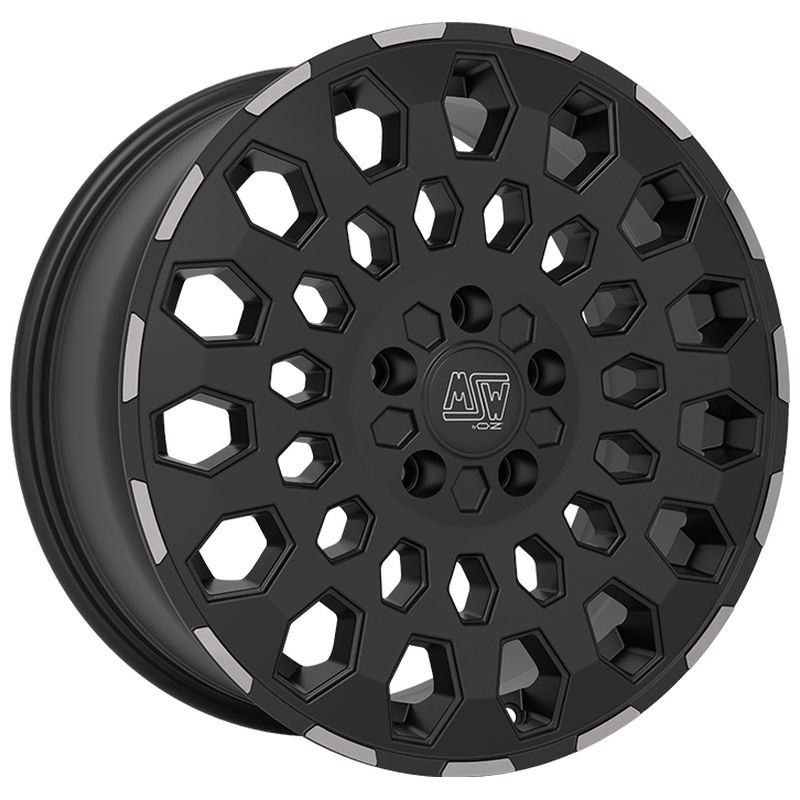 Alu felna 18x7.5J 5/130 ET57 MSW 99 Van - Matt Black Lip Polished