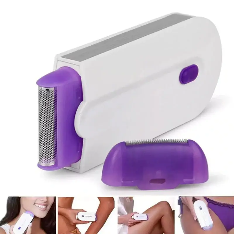 V2 Shop Epilator za telo, Belo-ljubičasti