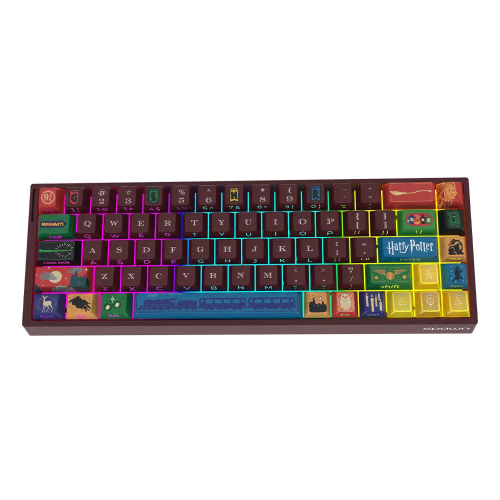 Spawn Tastatura Harry Potter Keyboard 01, Žičana, RGB, Braon