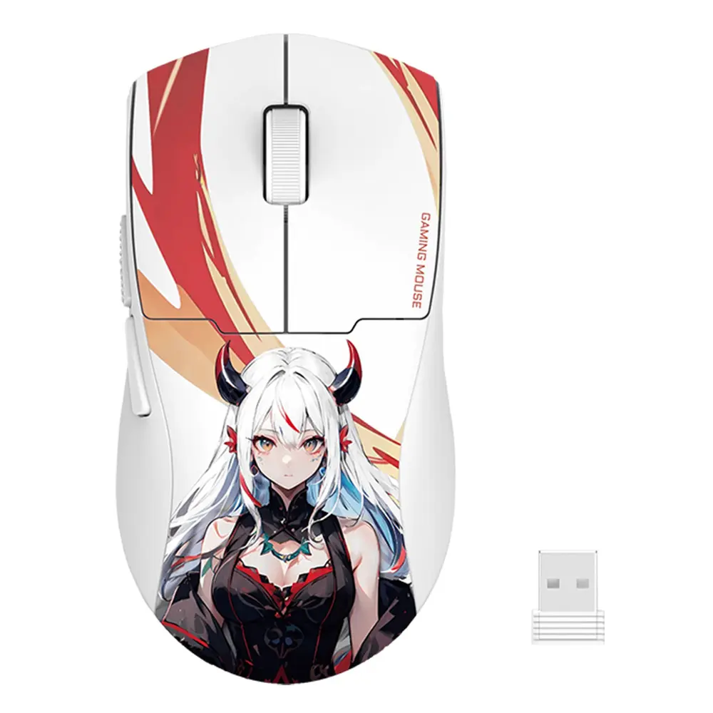 ReDragon geјmerski miš K1NG Max M918 AKG, bežični, beli