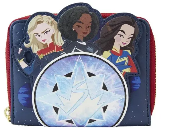 Marvel The Marvels Group Zip Around Wallet