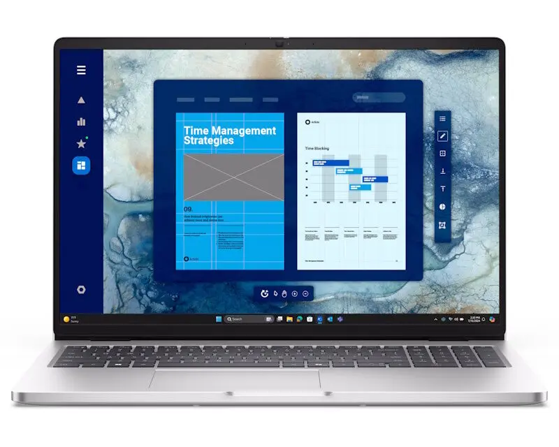 Dell Laptop Pro 16 16" FHD+ 300nits Core Ultra 5 235U 32GB 512GB SSD Backlit FP Win11Pro 3yr ProSupport
