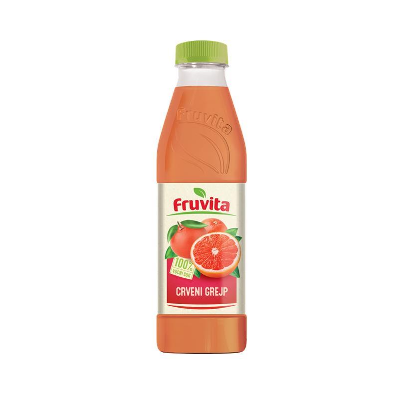 Fruvita 100% Crveni Grejp 0,8L