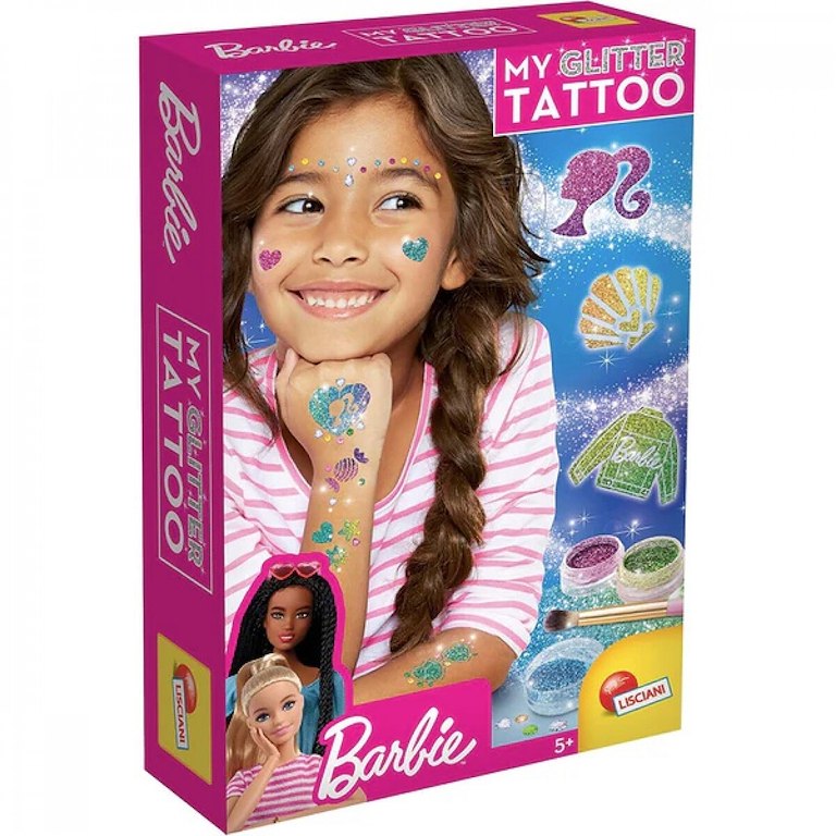 Barbie kreativni set Glitter Tattoo Lisciani 54165ID: EK000862990