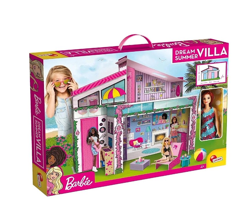 Barbie Vila Letnji Snovi sa lutkom Lisciani 45025ID: EK000862961