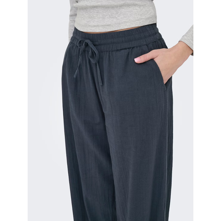 ONLY Teget Ženske Pantalone ONLTIZANA COTTON LOOSE PANTS