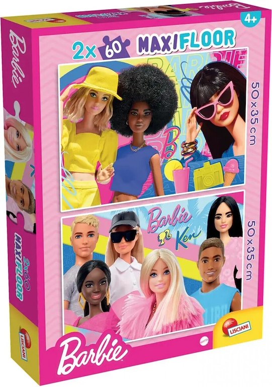 Barbie Slagalice puzzle Maxi 2x60cm Lisciani 58923ID: EK000862999