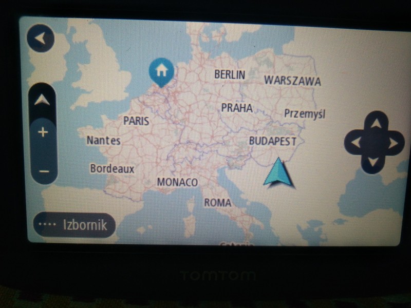 gps tom tom start 42- nove mape