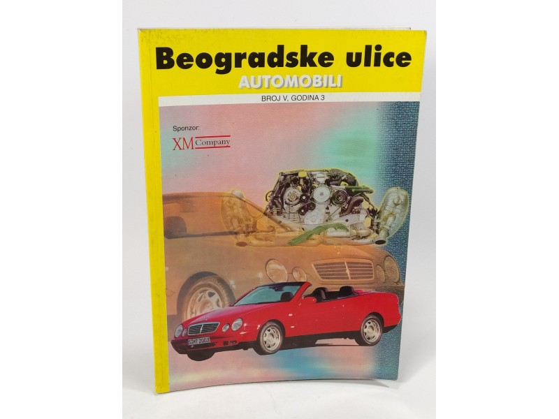 Beogradske ulice AUTOMOBILI broj V godina 3