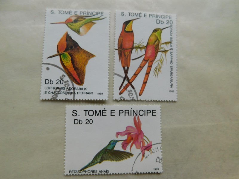 S.TOME E PRINCIPE 1989 KOMPLET SERIJA