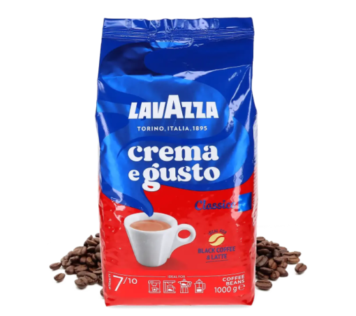 Lavazza Crema e Gusto Classico – kafa u zrnu 1kg.