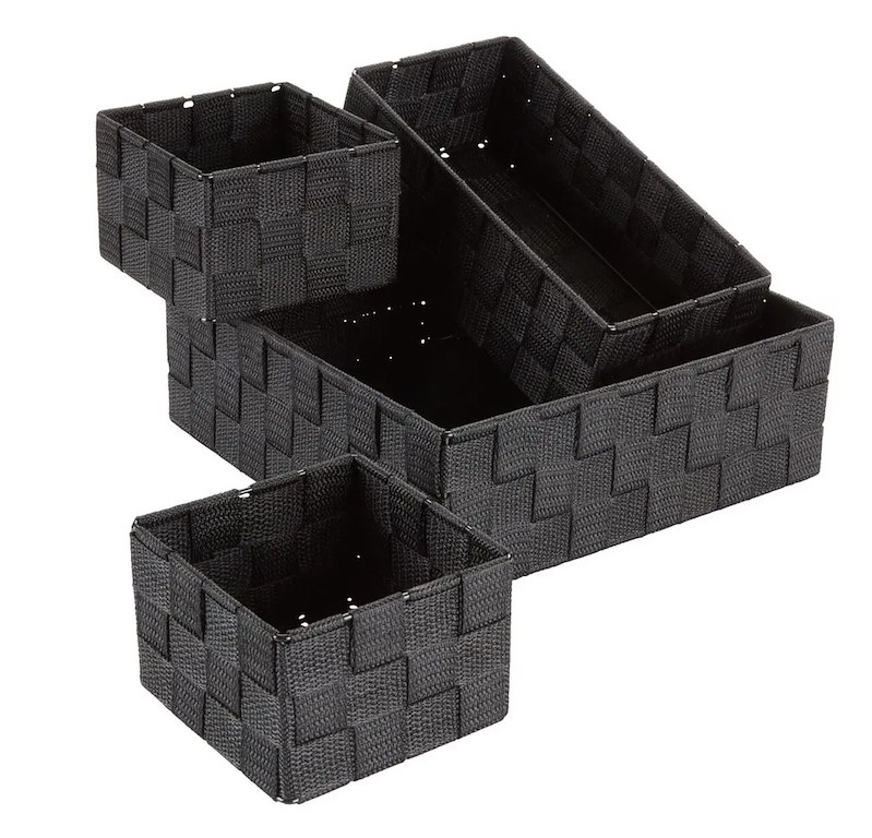 Јisk FOLKE set korpi 4 komada crne
