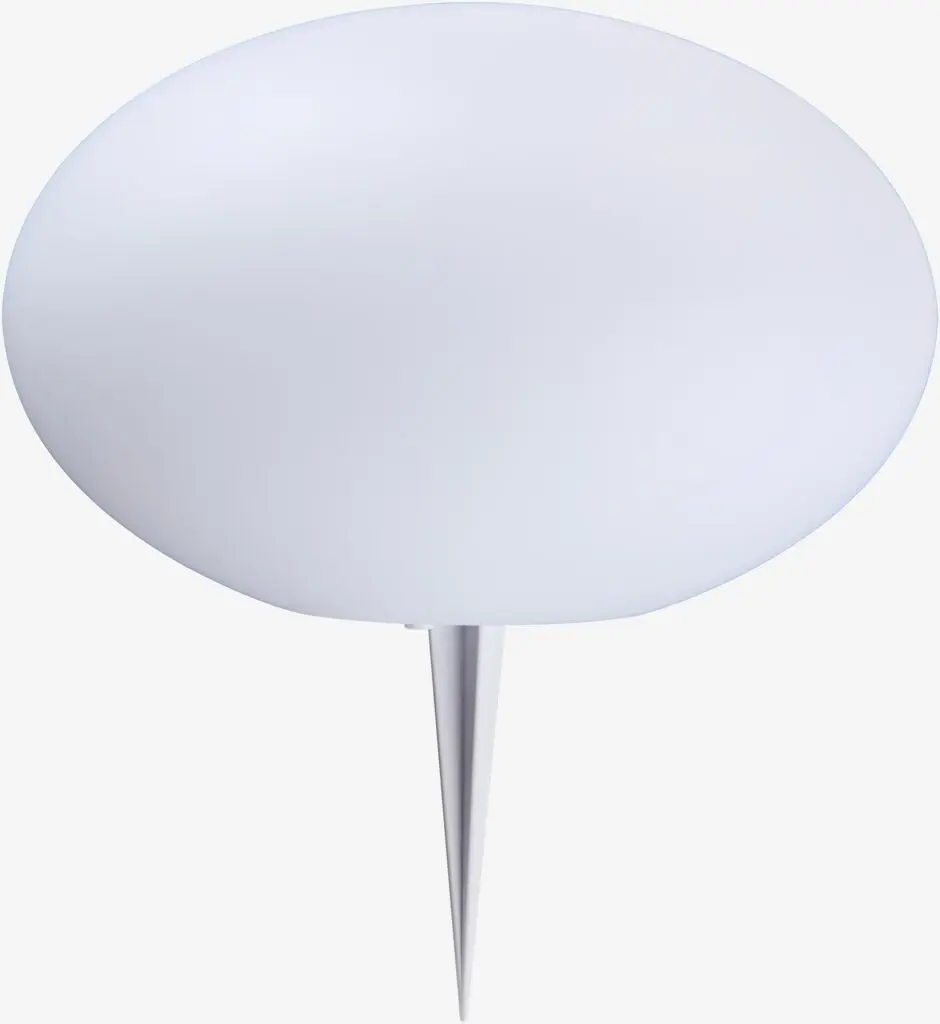 Solarna lampa Aurora, bela