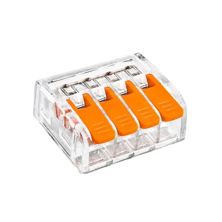 Bezvijačna spojnica-klemna, 4P 0.2-2.5 mm² 450V/32A — pak. 20 kom