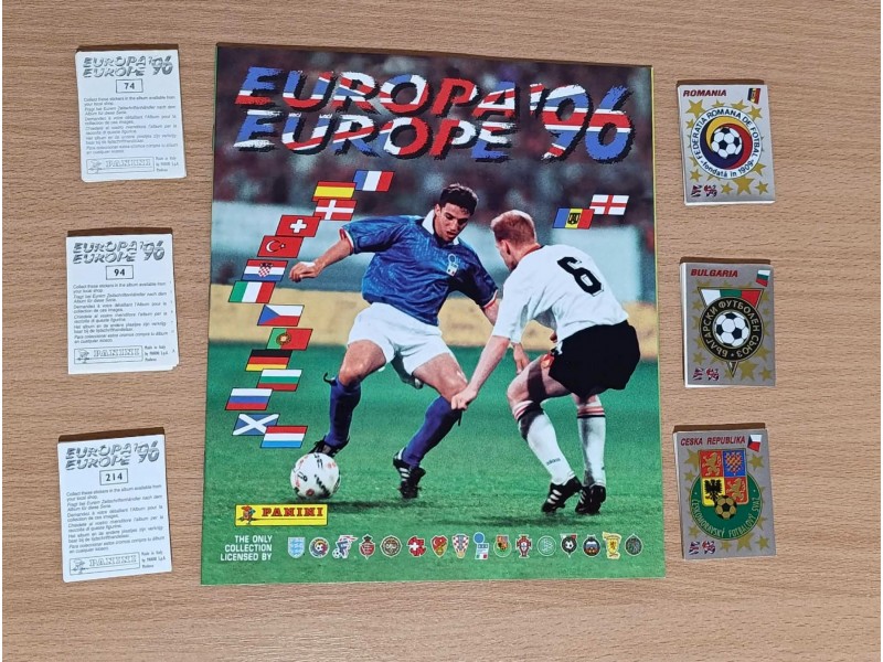 EURO 1996 Panini album i set sličica