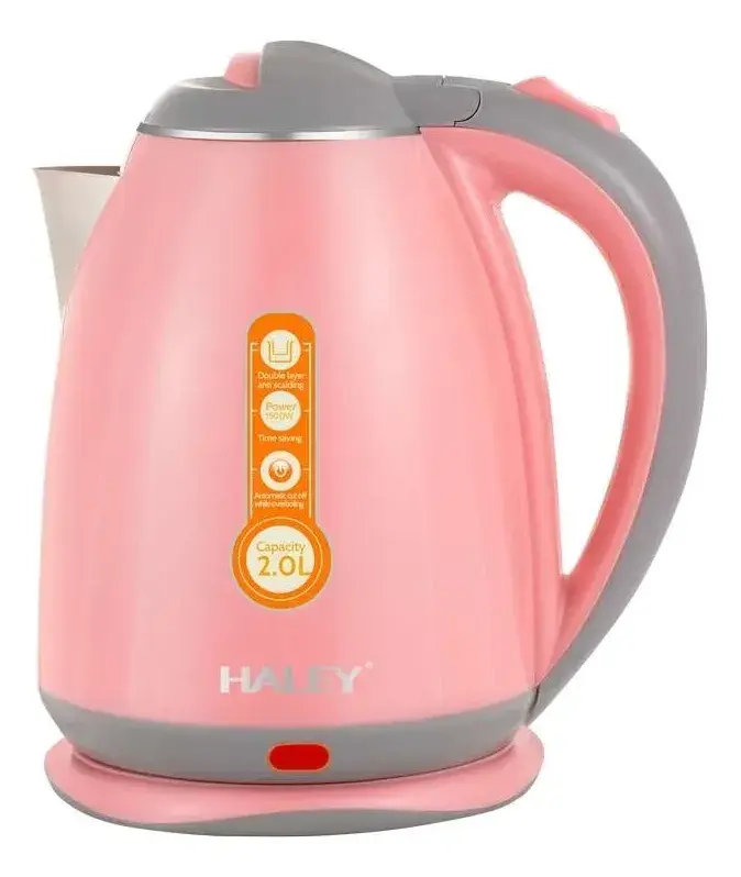 Haley Električni ketler HY8942, 2l, 2000W, Roze
