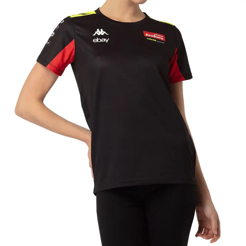 Kappa Ženska majica Amirywone Vr46, Crna