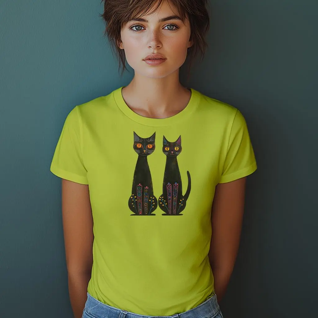 Camiseta Majica sa štampanim printom Cam 308, Ženska, Limeta