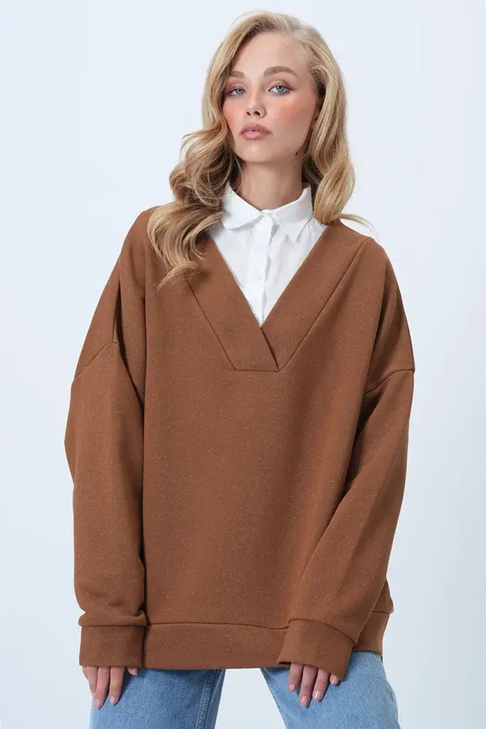 Trend Alacati Stili Ženski duks Alc-X14555, Smeđi