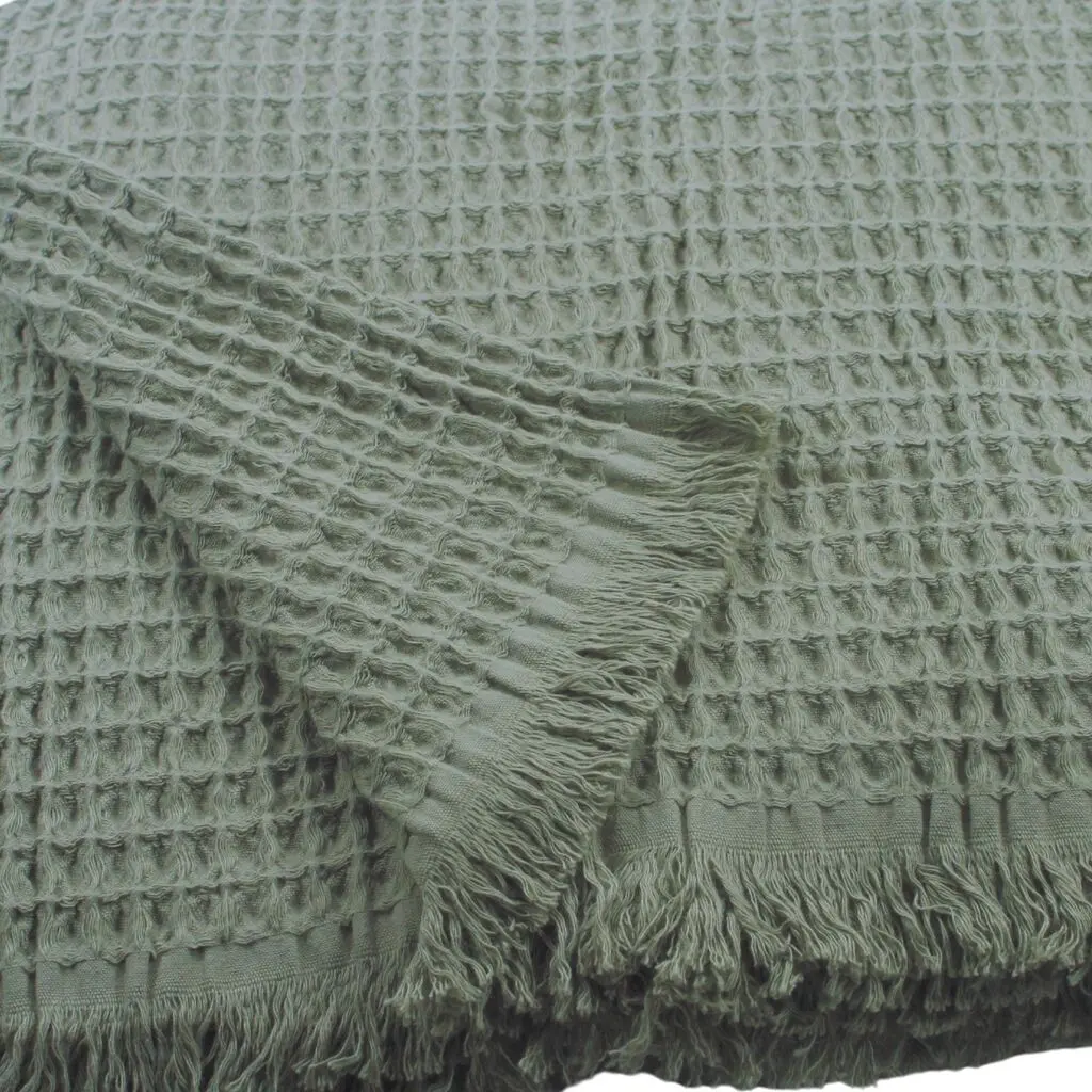 Dekor Dom Prekrivač Soft Vafel 160x220cm, Dark Green