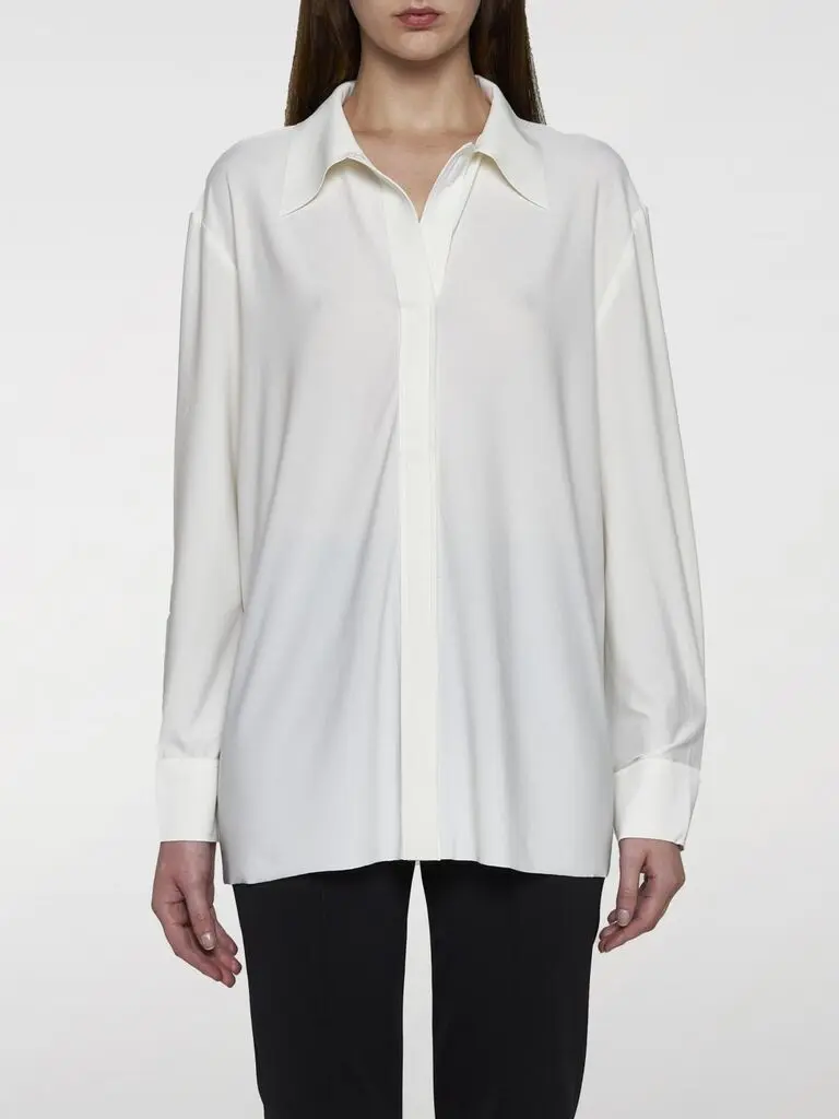 Norma Kamali Ženska košulja KK1296PL031037-IVORY, Bela