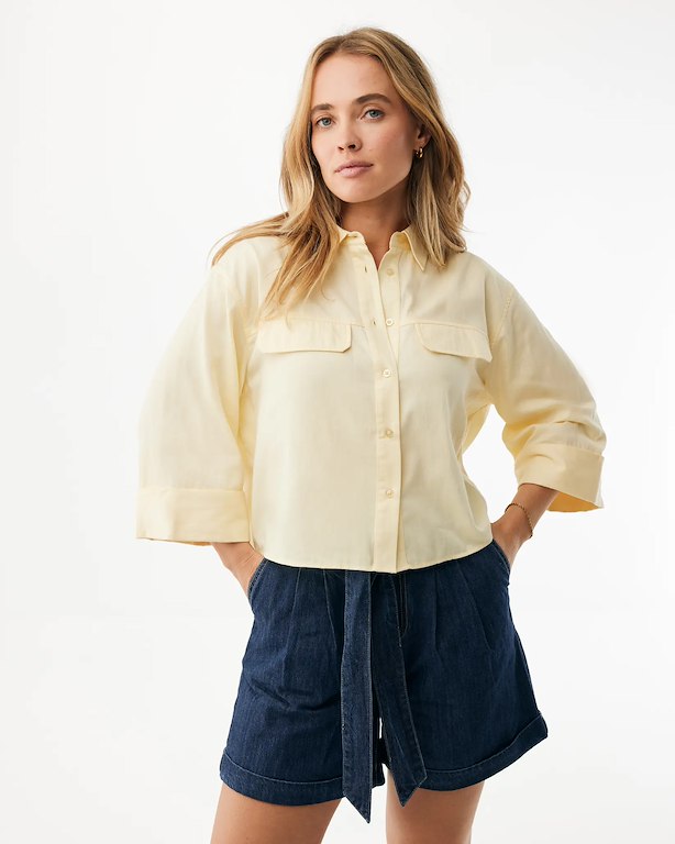 Mexx Ženska košulja MF006102861W, Oversize, Žuta