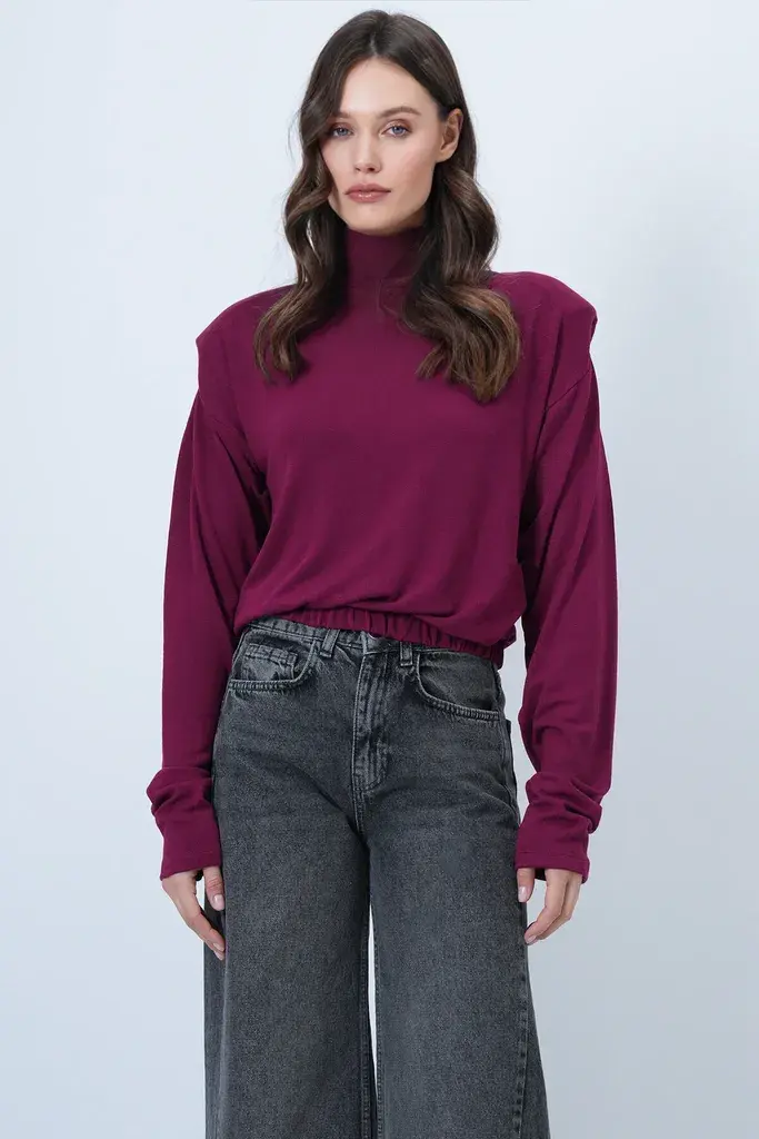 Trend Alacati Stili Ženska bluza Alc-X14665, Ljubičasta