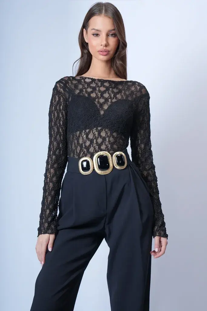 Trend Alacati Stili Ženska bluza Alc-X15043, Crna