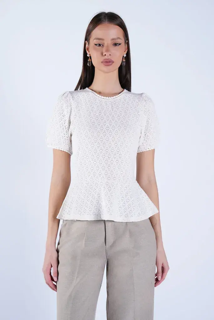 Trend Alacati Stili Ženska bluza Alc-X15091, Bela