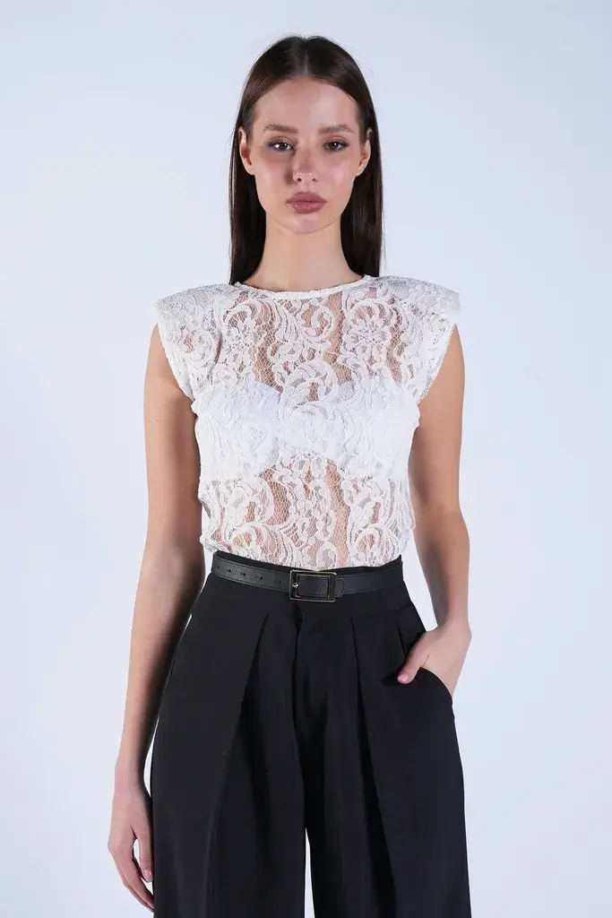 Trend Alacati Stili Ženska bluza Alc-X15108, Bela