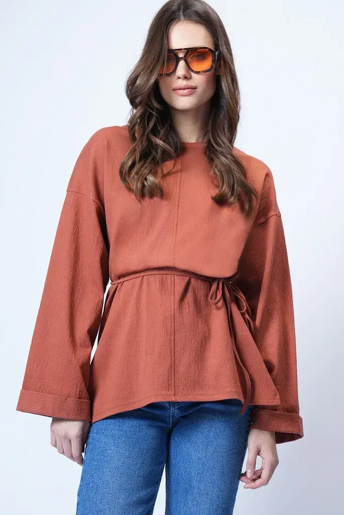Trend Alacati Stili Ženska bluza Alc-X14715, Narandžasta