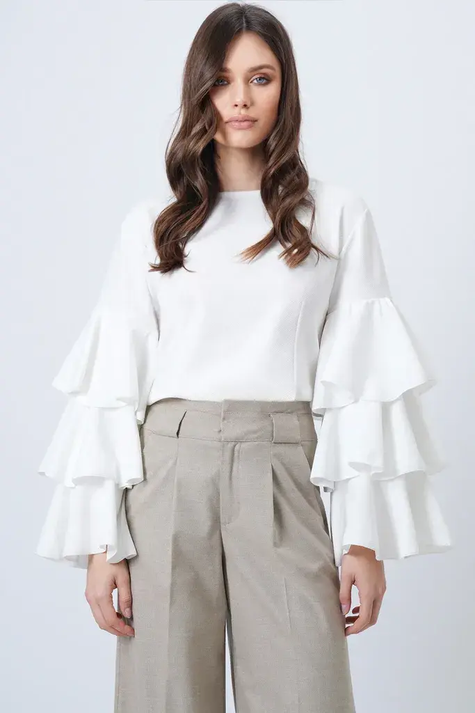 Trend Alacati Stili Ženska bluza Alc-X14714, Bela