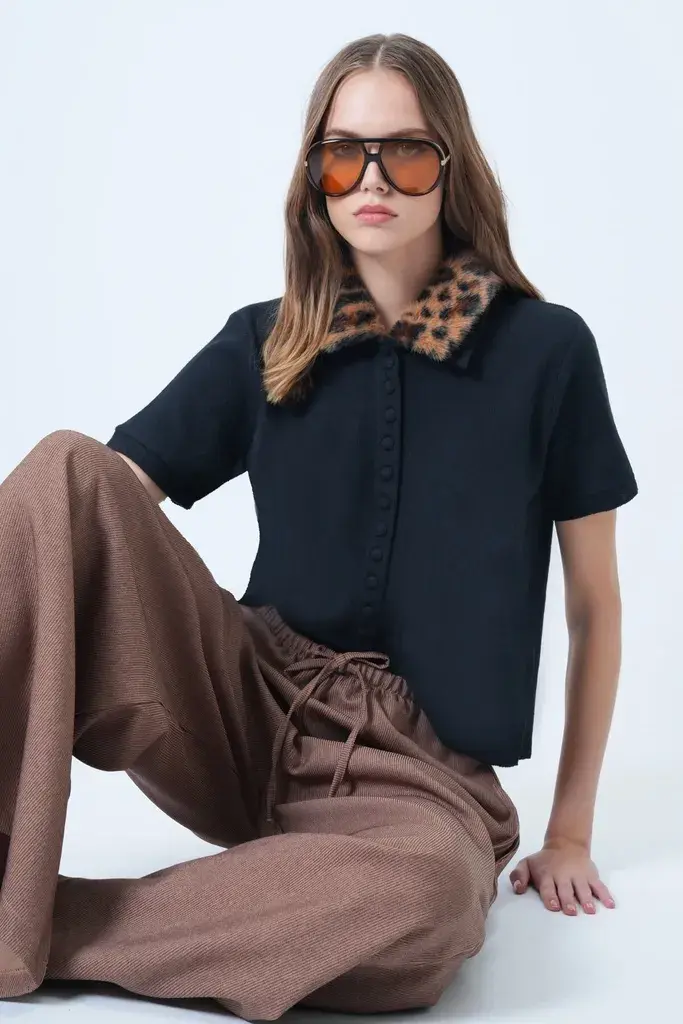 Trend Alacati Stili Ženska bluza Alc-X14640, Crna