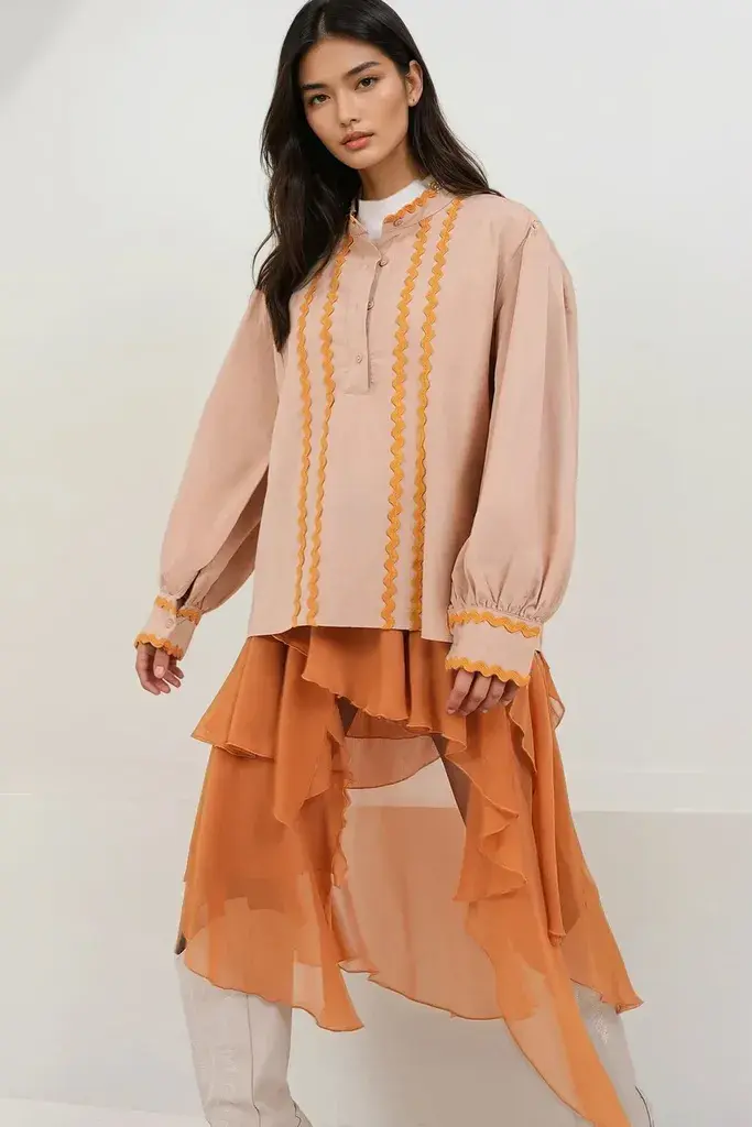 Trend Alacati Stili Ženska bluza Alc-X14842, Bež