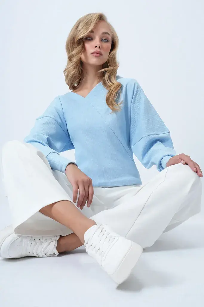 Trend Alacati Stili Ženska bluza Alc-X14564, Plava