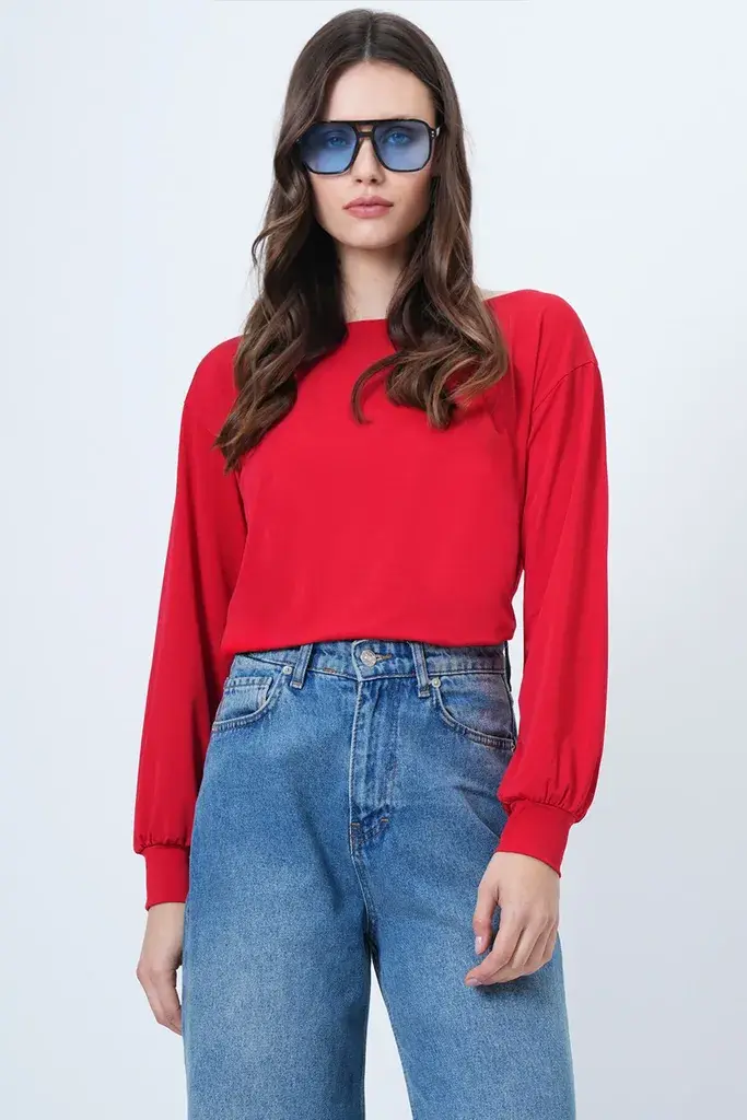 Trend Alacati Stili Ženska bluza Alc-X14393, Crvena
