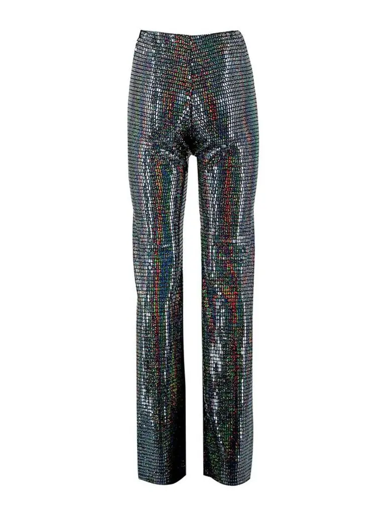 Chiara Ferragni Ženske pantalone 73CBA134J0038-899, Sive