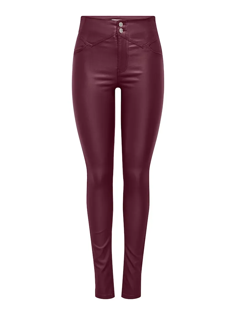Only Ženske pantalone Arden, Bordo