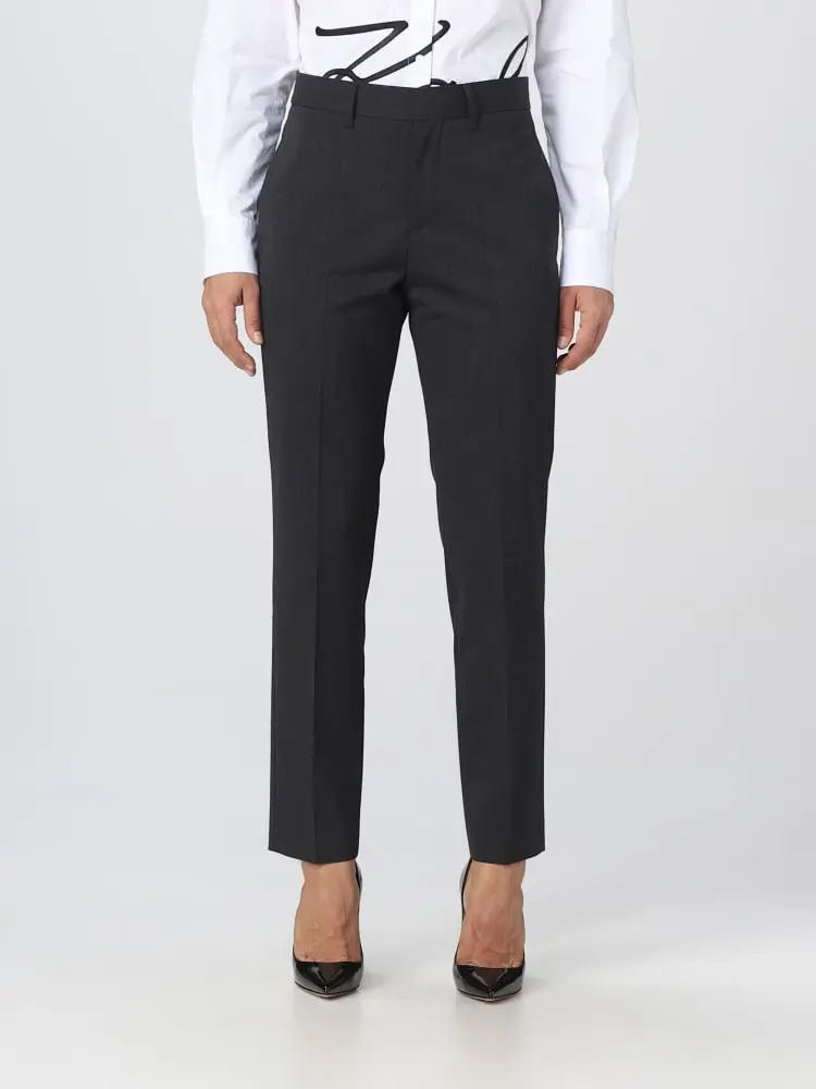 Karl Lagerfeld Ženske pantalone 226W1062-229, Tamnosive