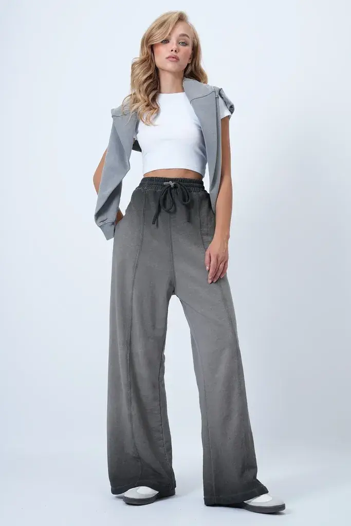 Trend Alacati Stili Ženske pantalone Alc-X14666, Antracit